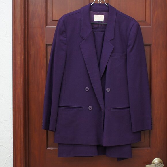 Pendleton | Other | Pendleton Purple Size 2 Suit Skirt Jacketblazer ...